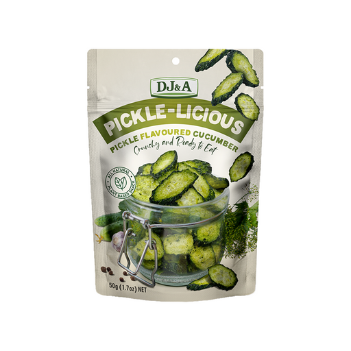 Pickle-licious Pickle Flavoured Cucumber 50g – Dj&a – Wholefood Merchants
